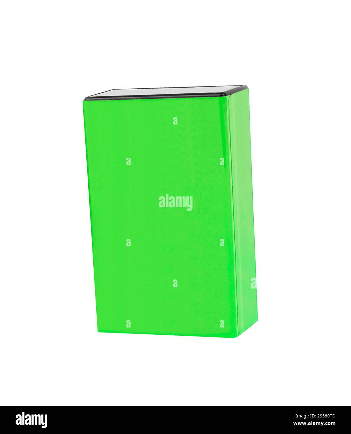 Empty metal box isolated on white Stock Photo - Alamy