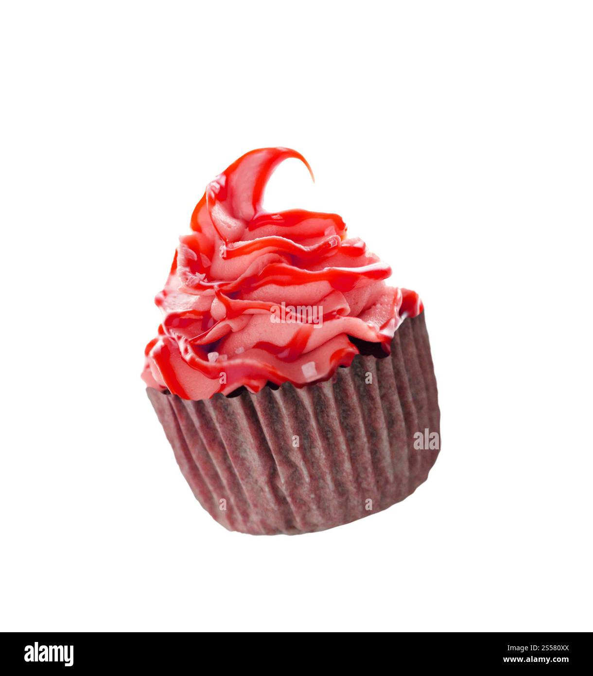 Cupcake isolated on white background Stock Photo - Alamy