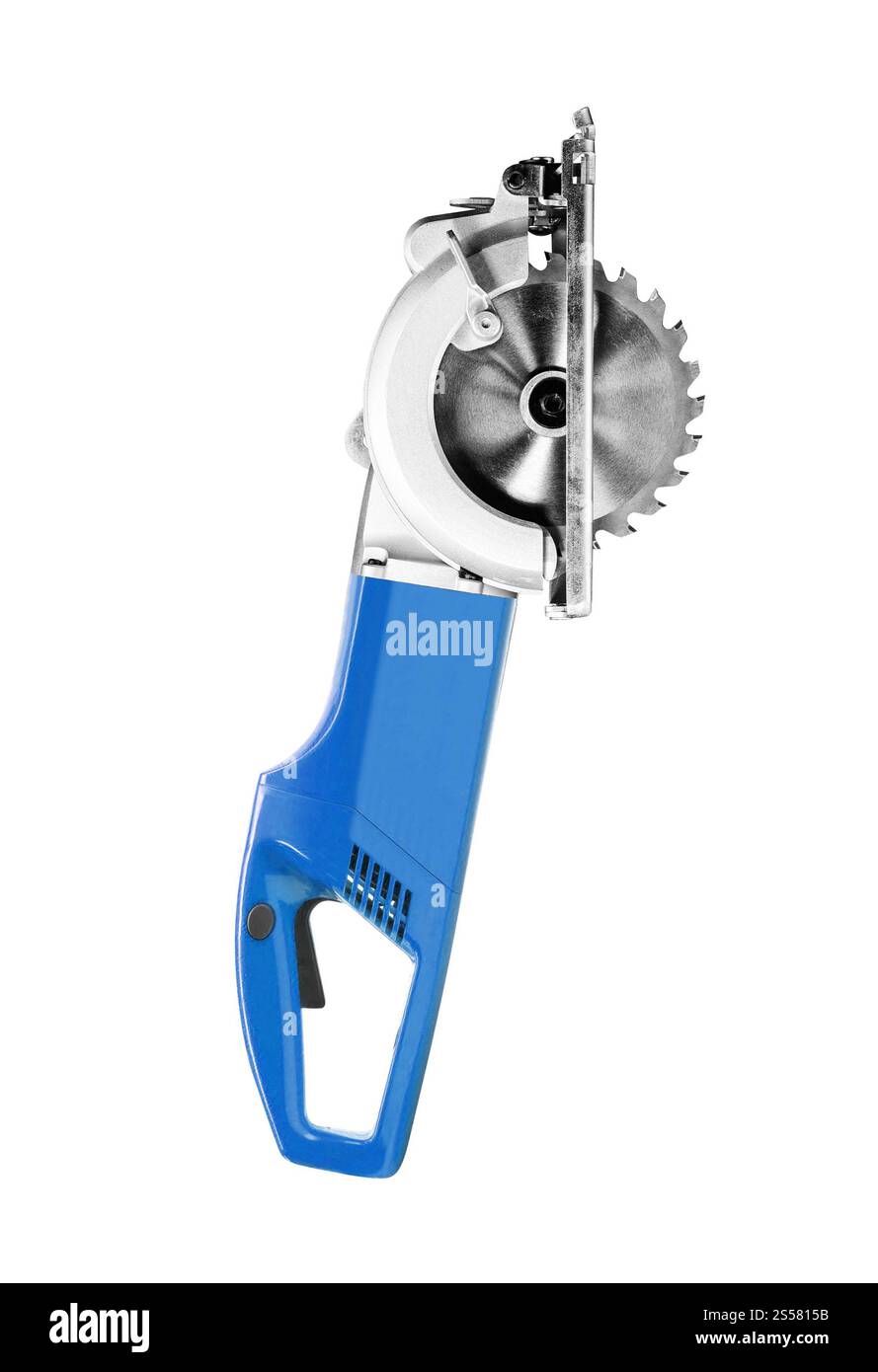 Circle saw isolated on white background Stock Photo - Alamy