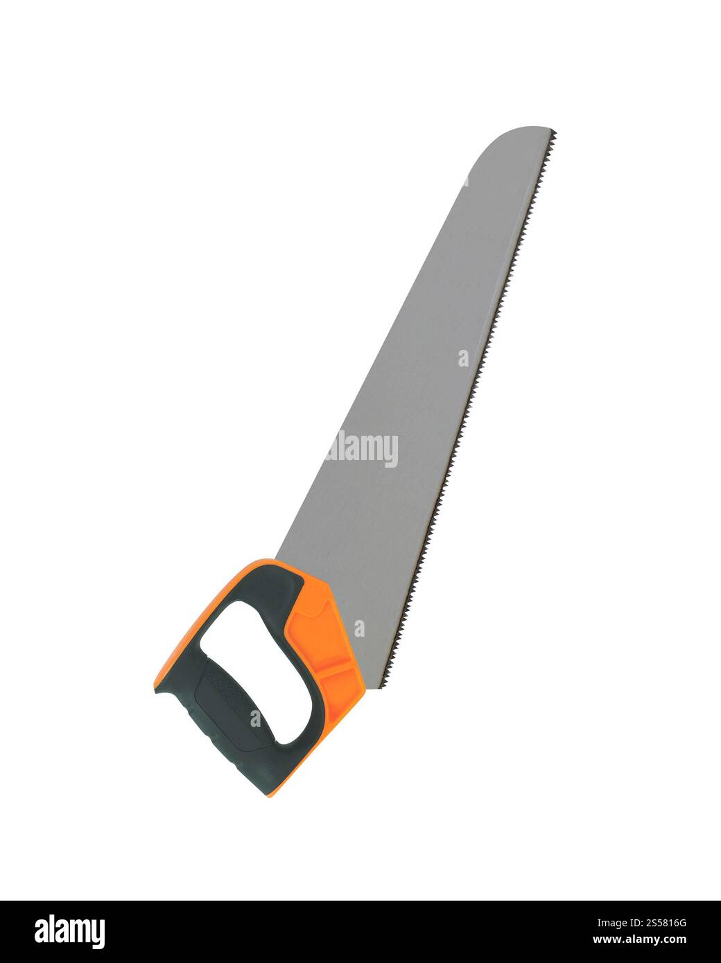 Hand saw isolated on white background Stock Photo - Alamy
