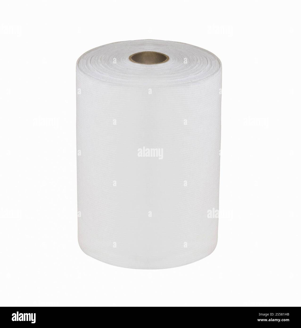 Roll of paper kitchen towels isolated on white. Roll of paper kitchen ...