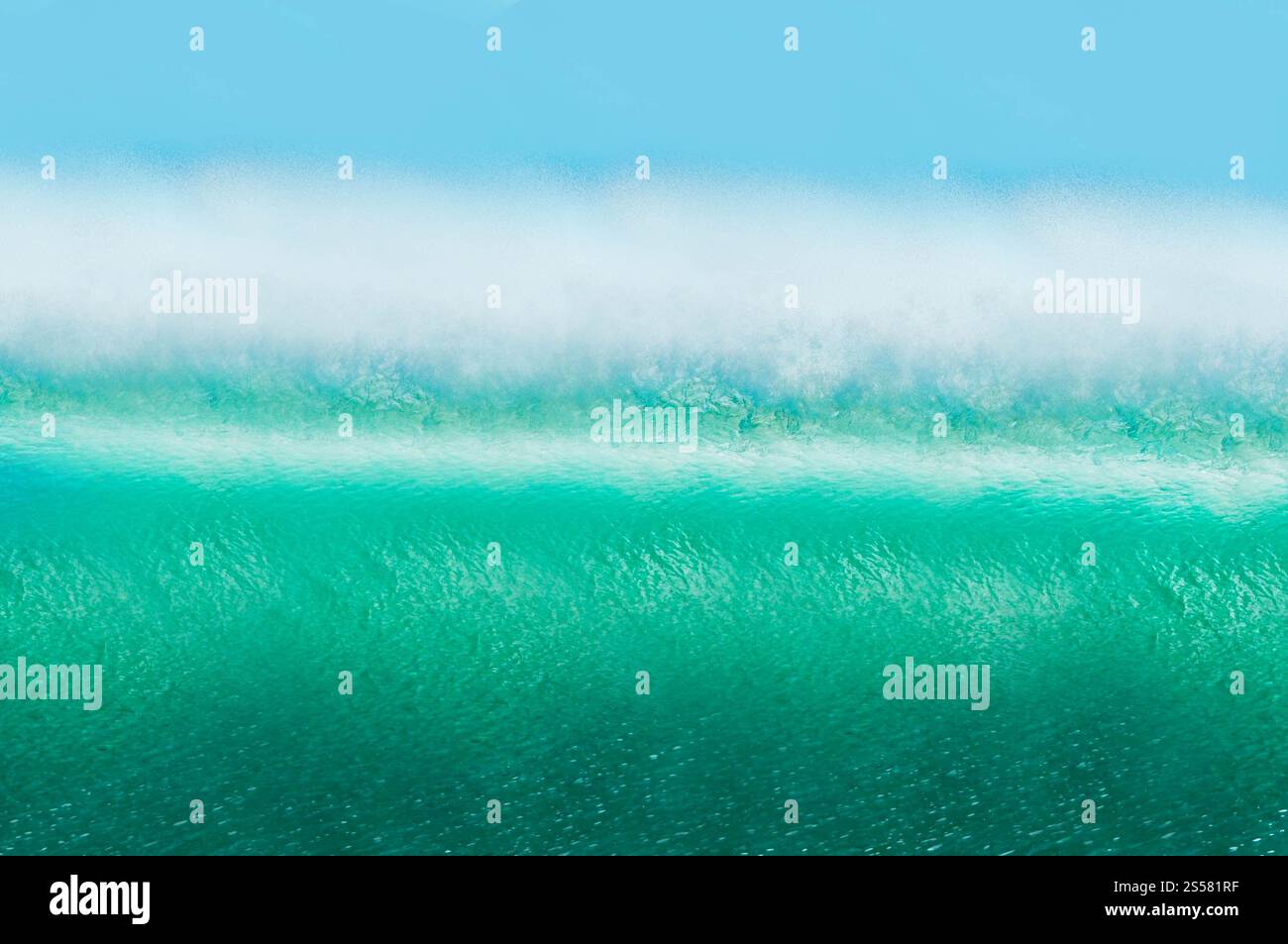 Nice Ocean Wave close up. Ocean Wave Stock Photo - Alamy