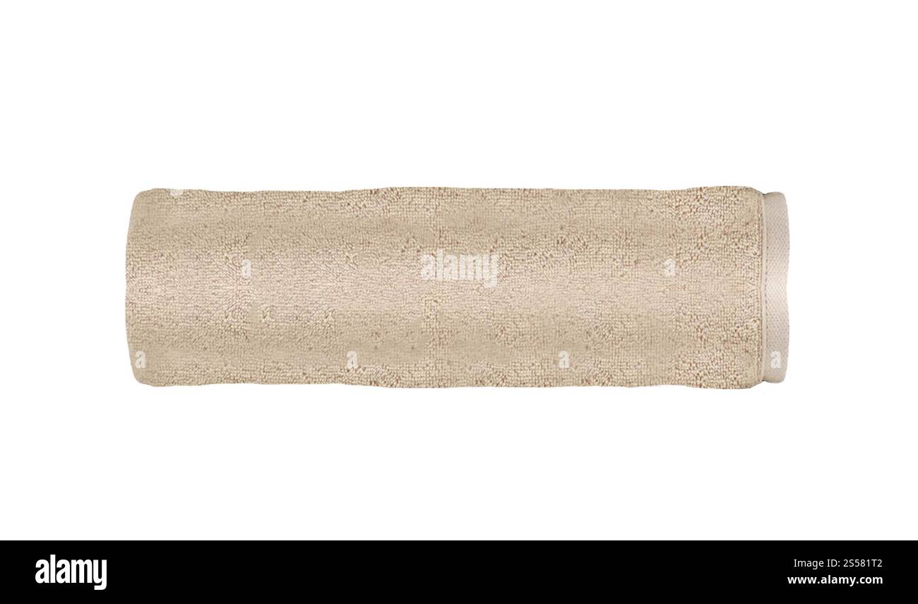 one towel isolated on white background. one towel isolated Stock Photo ...