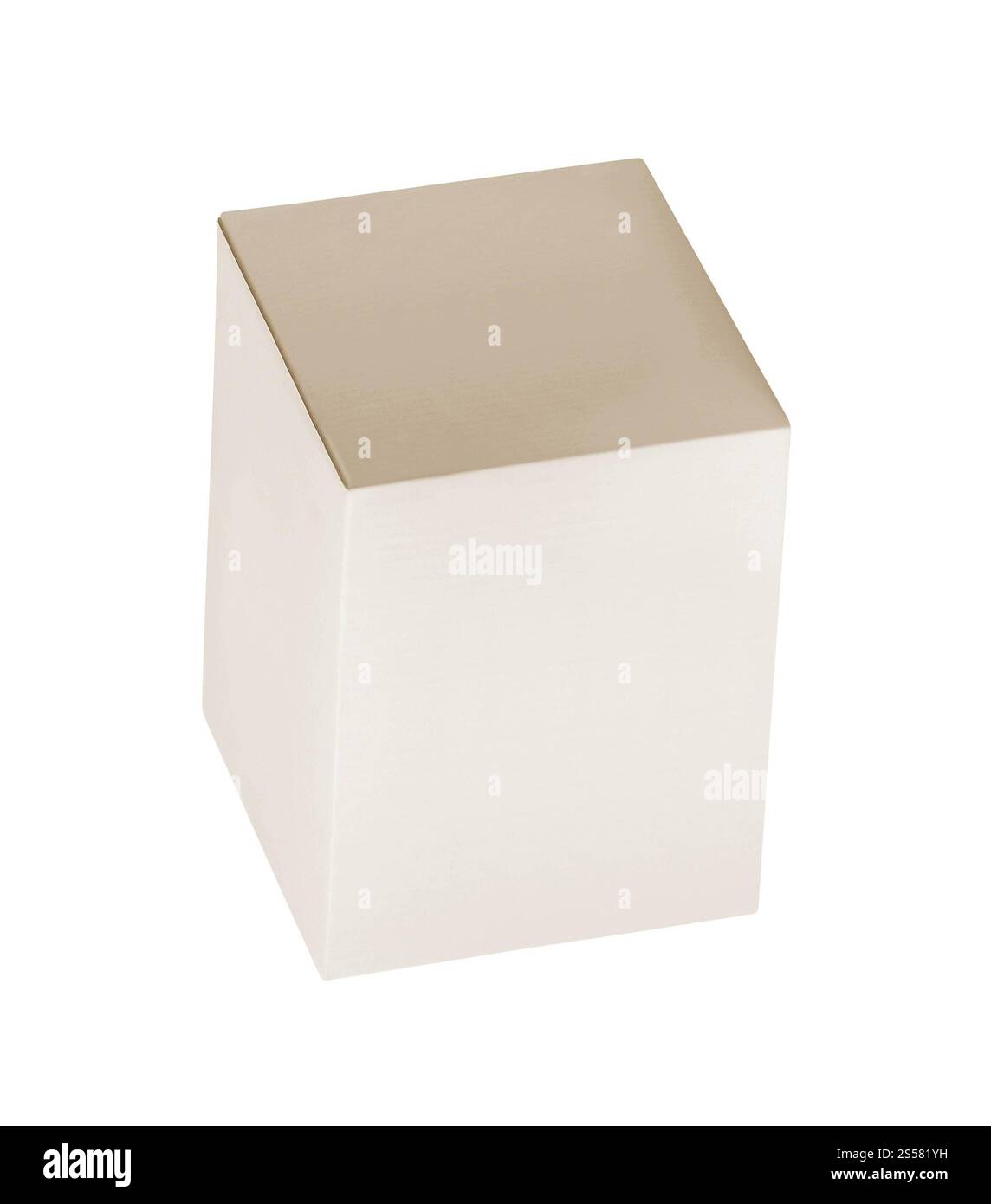 Blank box isolated on white background. Blank box on white background ...