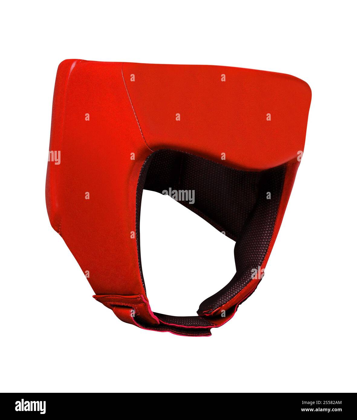 red boxing helmet isolated on white background. red boxing helmet Stock ...