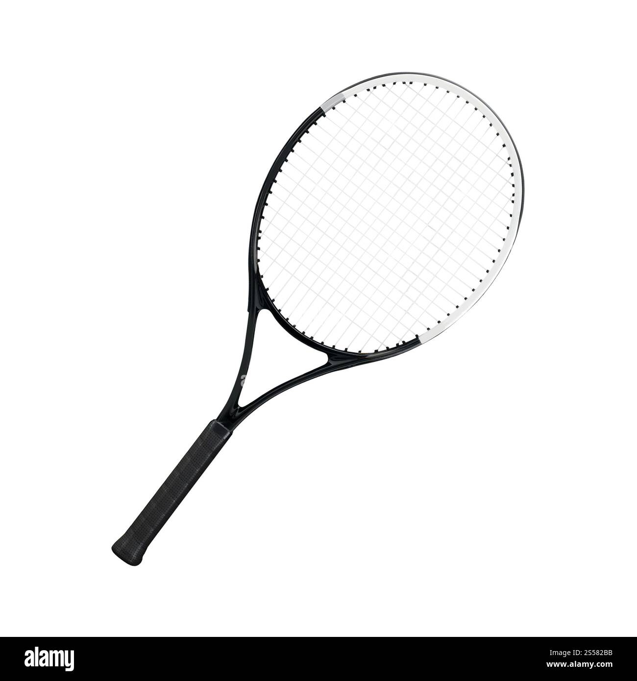 Tennis racket, isolated on white background. Tennis racket Stock Photo ...