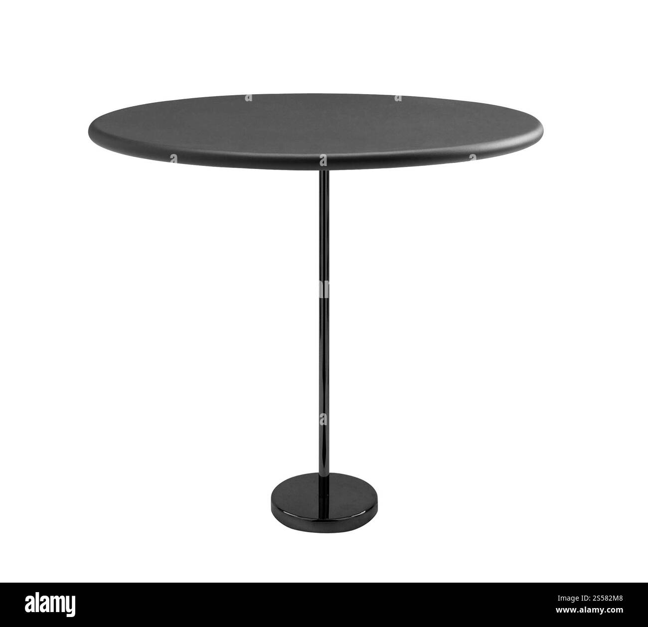 Round table isolated on white background. Round table isolated Stock ...