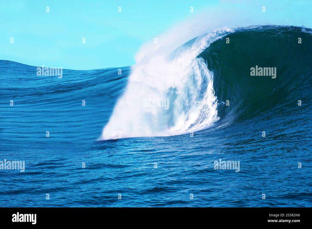 big Wave background close up. big Wave Stock Photo - Alamy