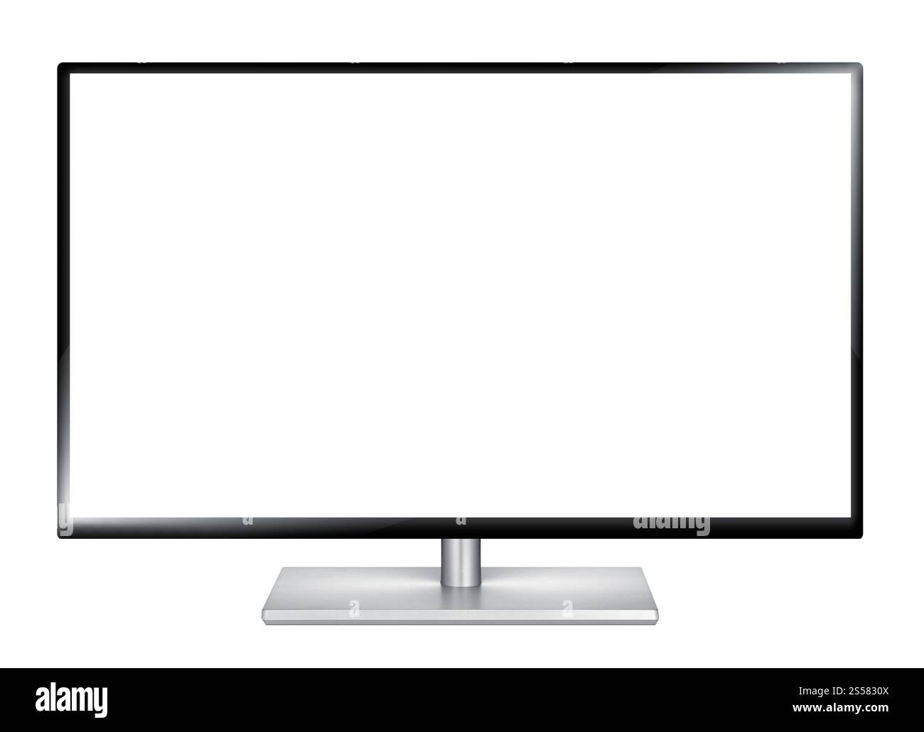 Monitor isolated on white background. Monitor isolated Stock Photo - Alamy