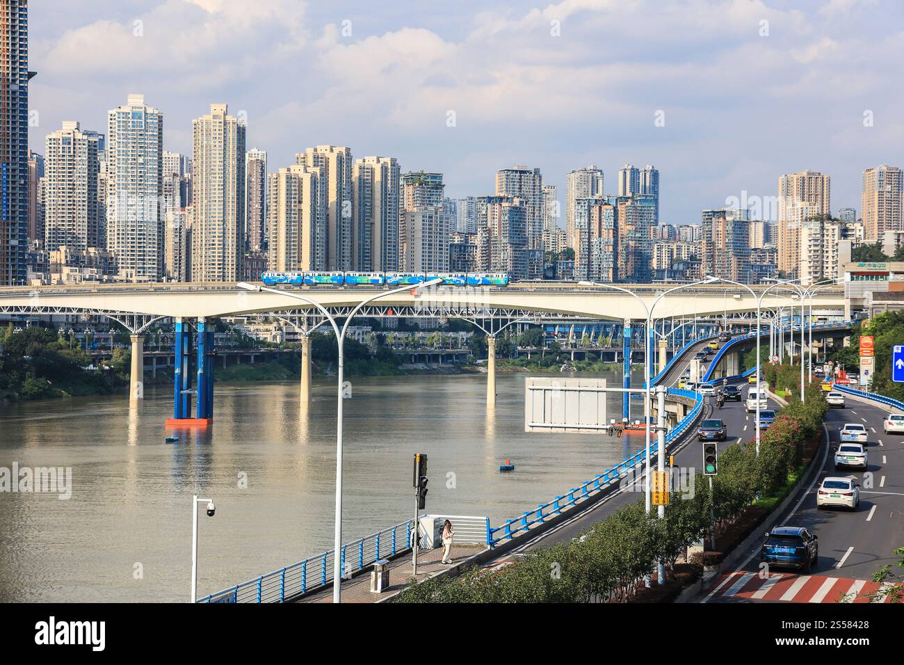 Chungking city overpass road in hi-res stock photography and images - Alamy