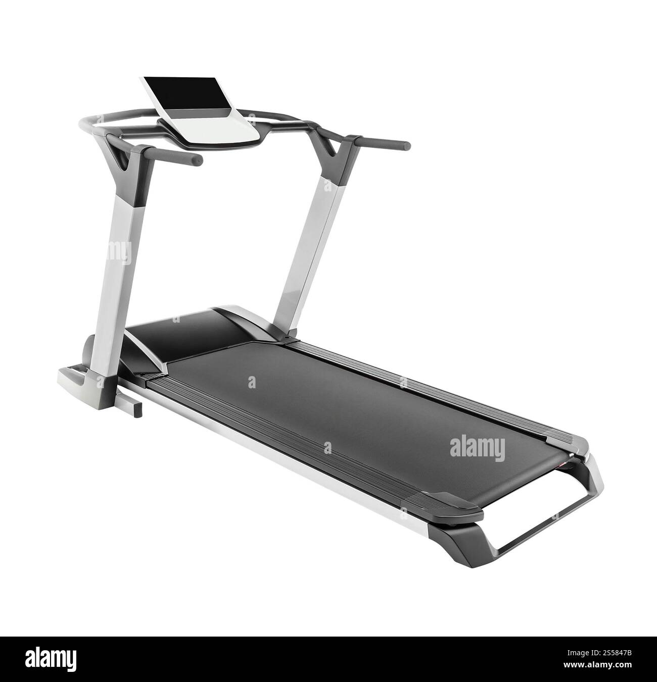 Side view of treadmill isolated on white background Stock Photo - Alamy