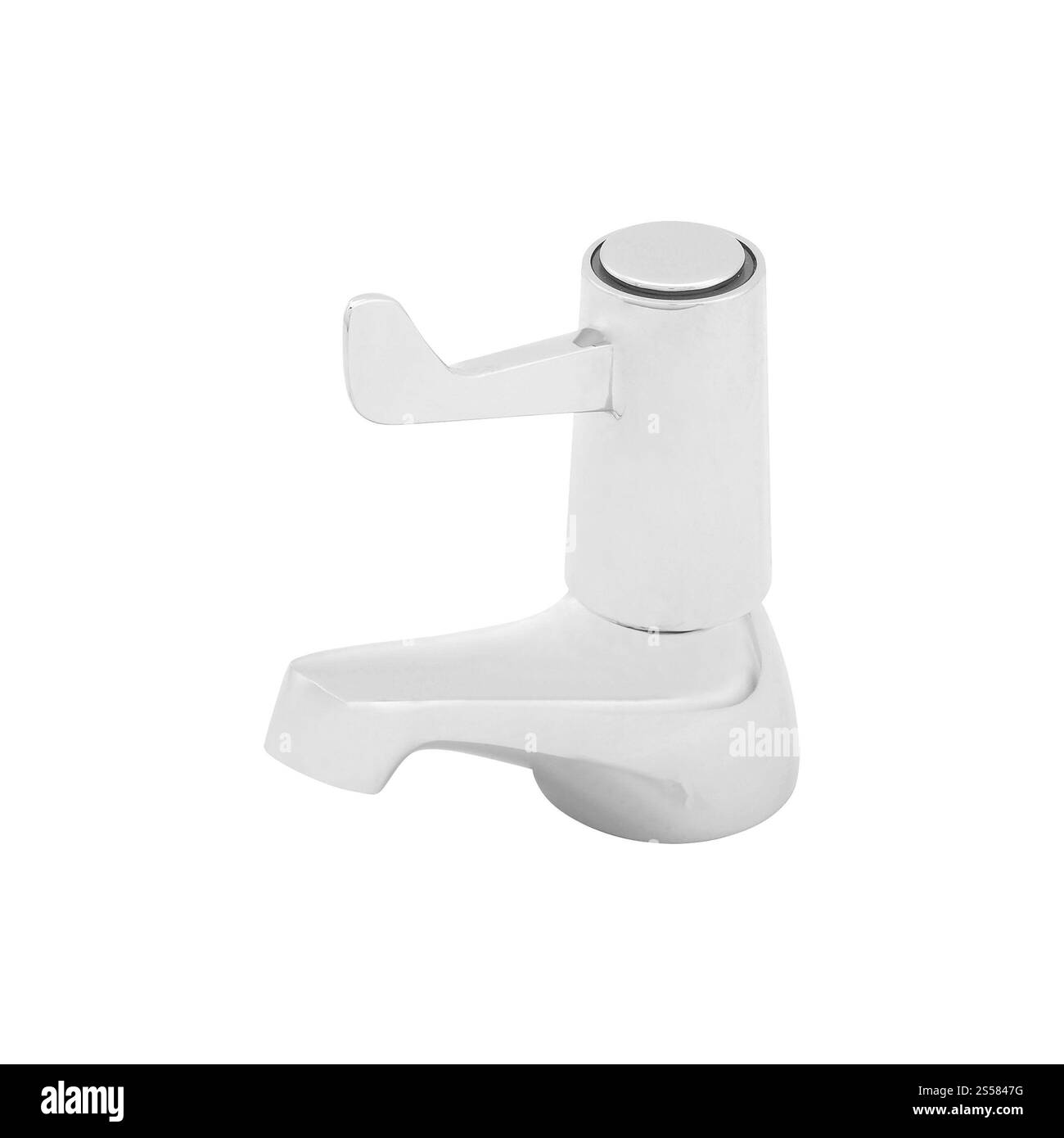 water-supply faucet mixer for water isolated on white Stock Photo - Alamy