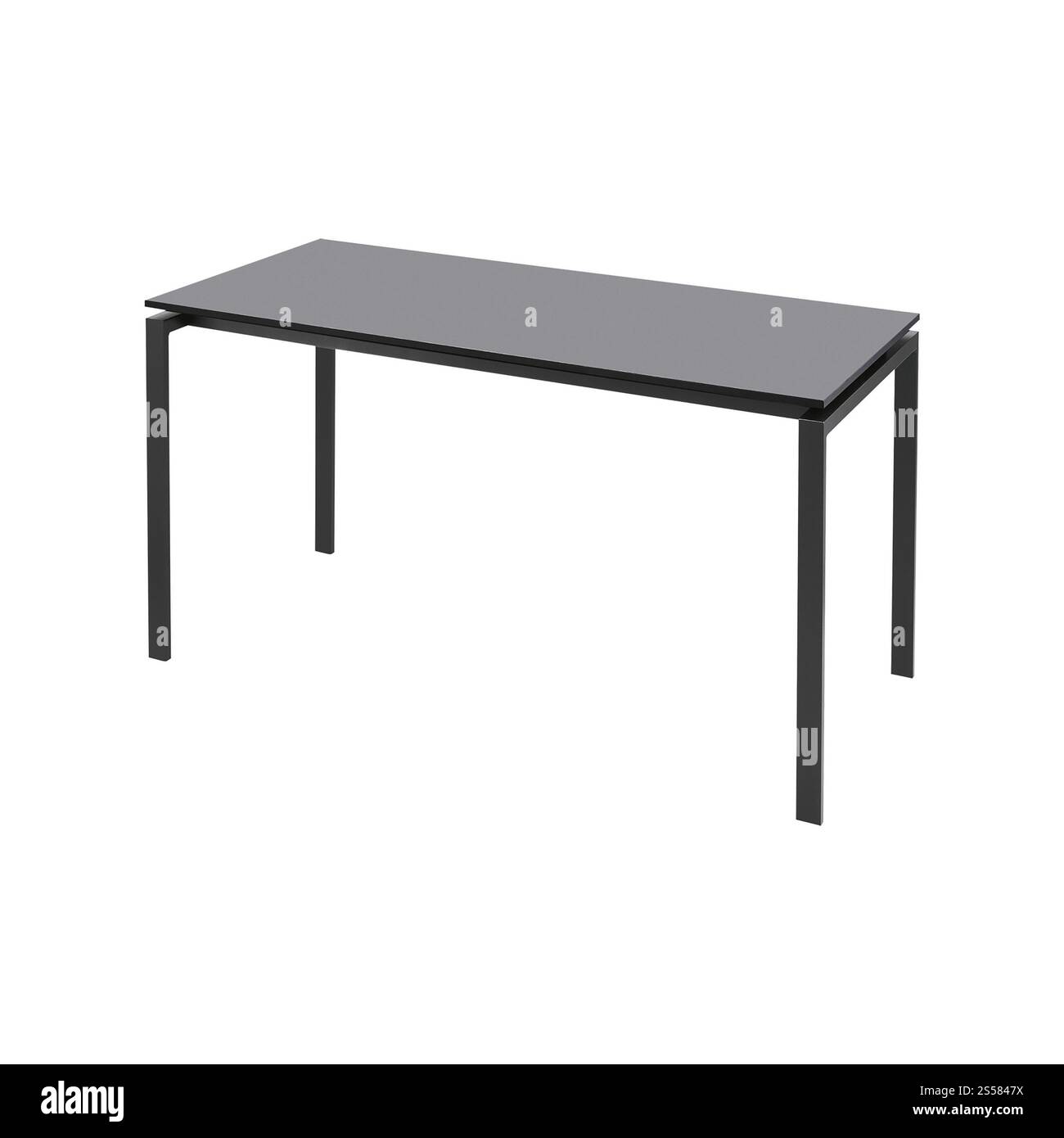 Black metal table hi-res stock photography and images - Alamy