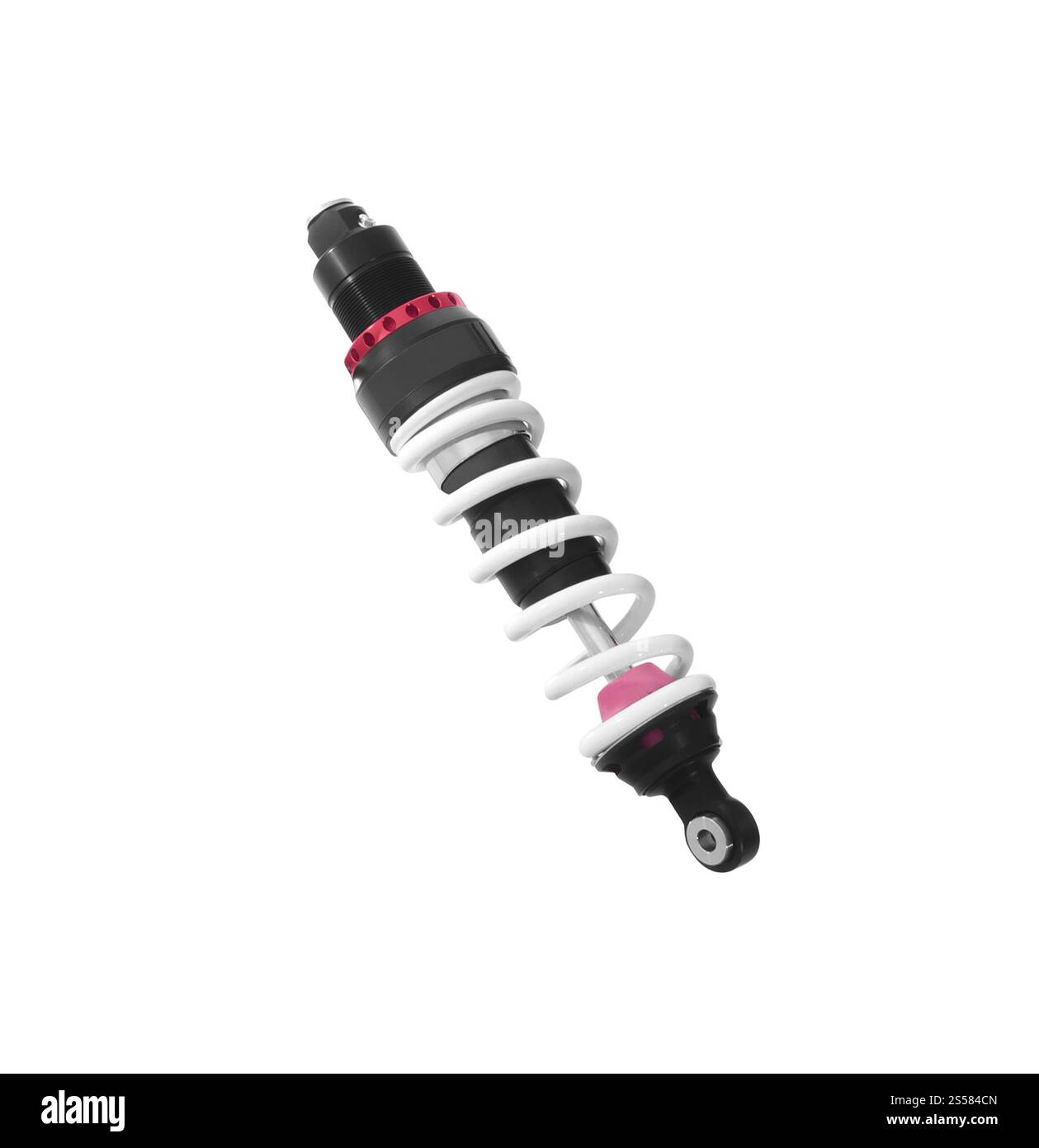 new shock absorber and spring Stock Photo - Alamy
