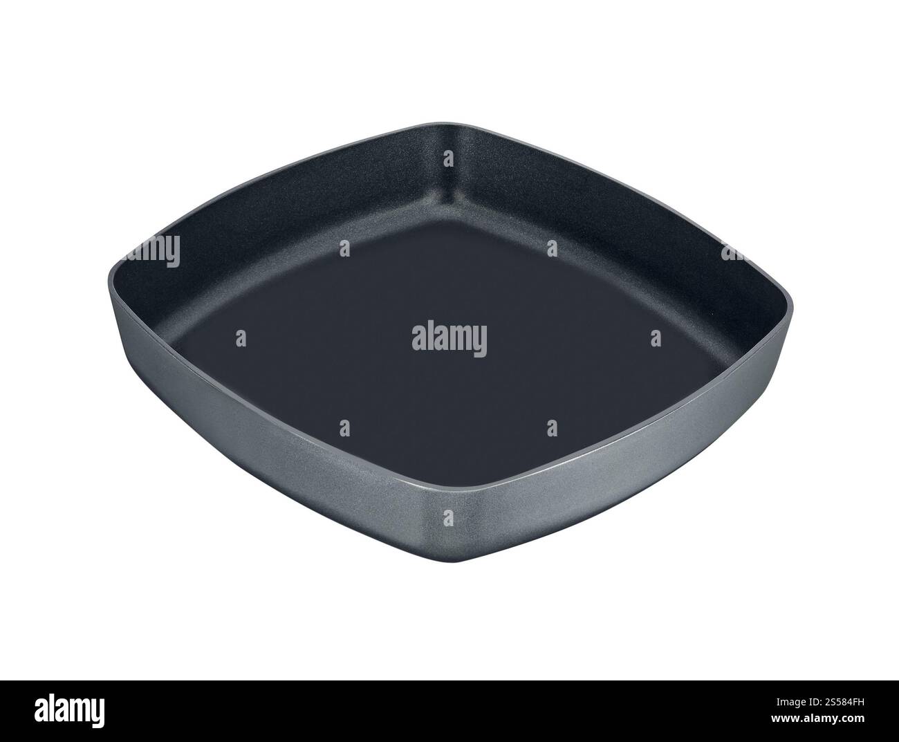 Iron frying pan isolated on white background Stock Photo - Alamy