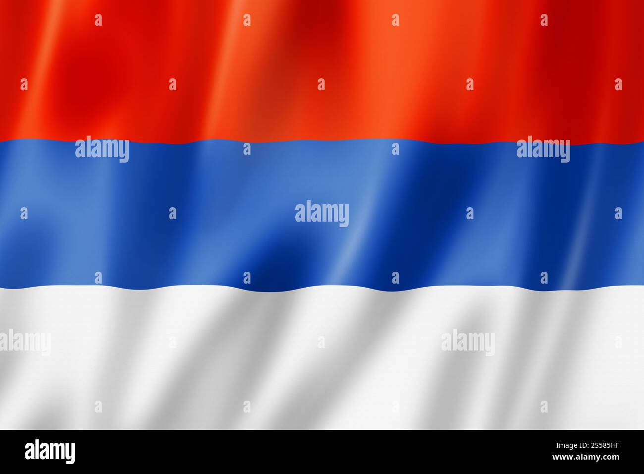 Misiones province flag, Argentina waving banner collection. 3D ...