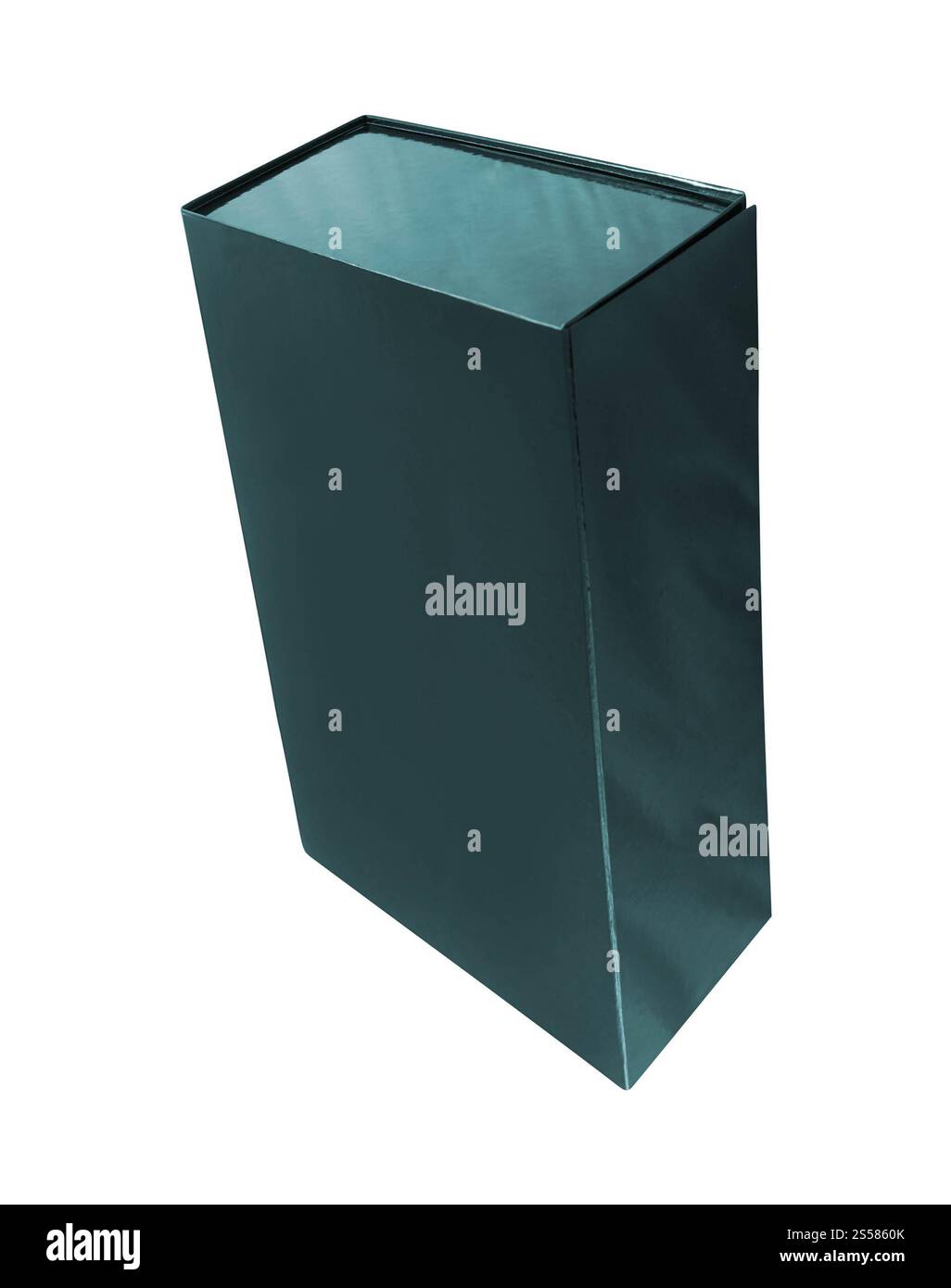 Navy blue cosmetic packaging box Stock Photo - Alamy