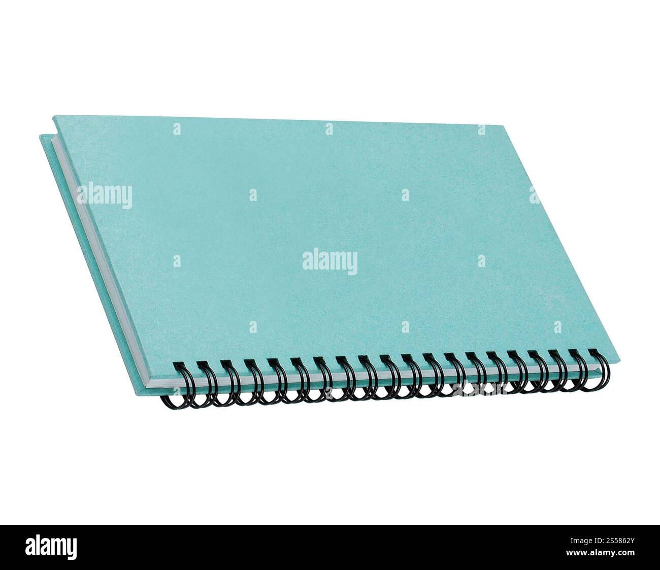 Empty notepad on color Cut Out Stock Images & Pictures - Alamy