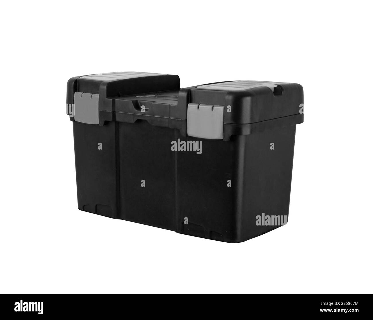Closed Tool Box Isolated on a White Background Stock Photo - Alamy