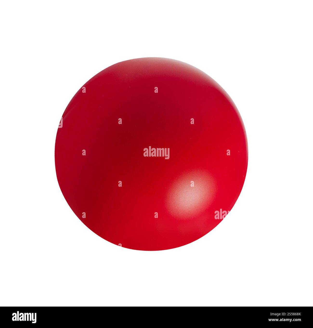 red ball isolated on white Stock Photo - Alamy