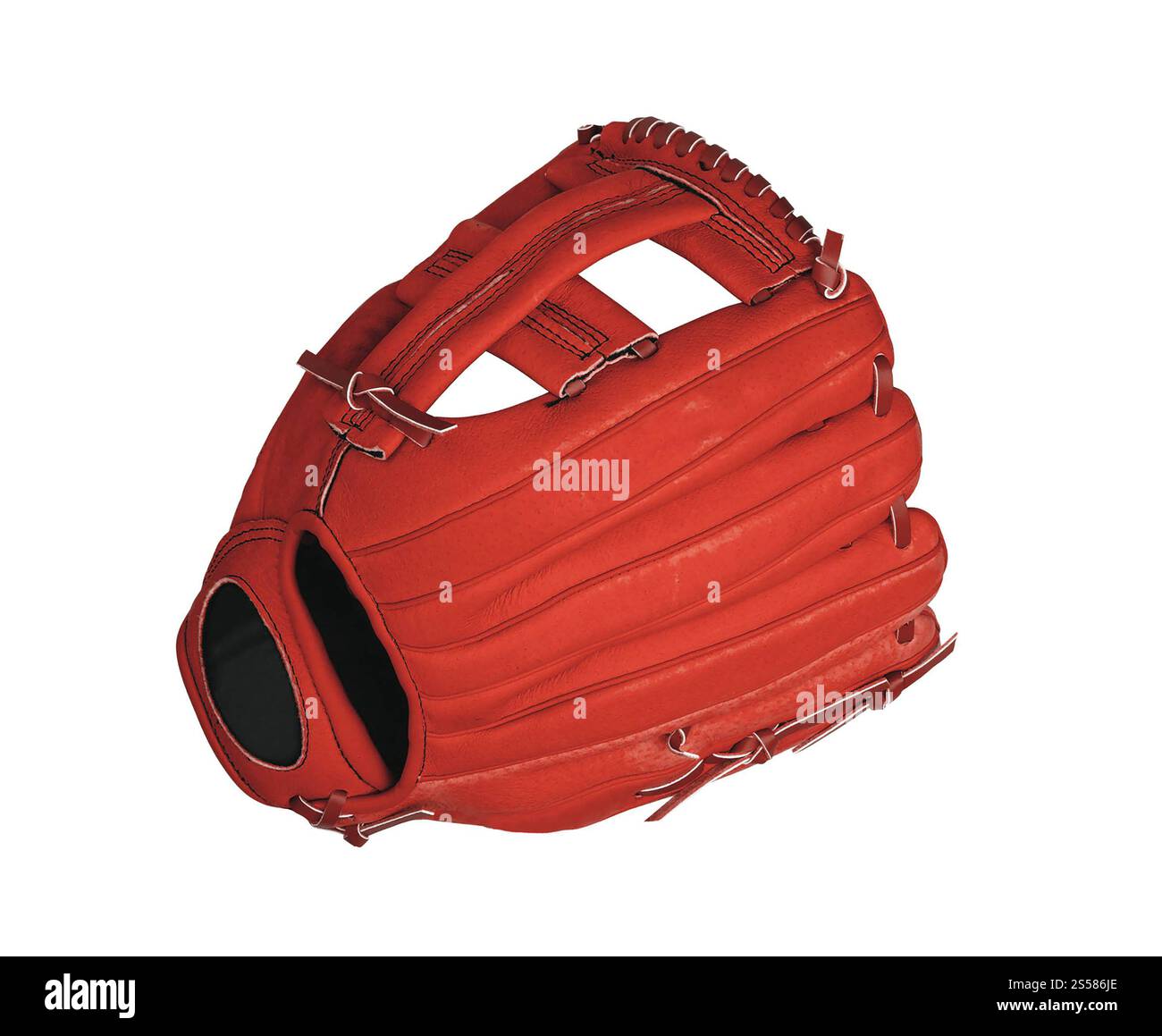 leather baseball glove isolated Stock Photo - Alamy