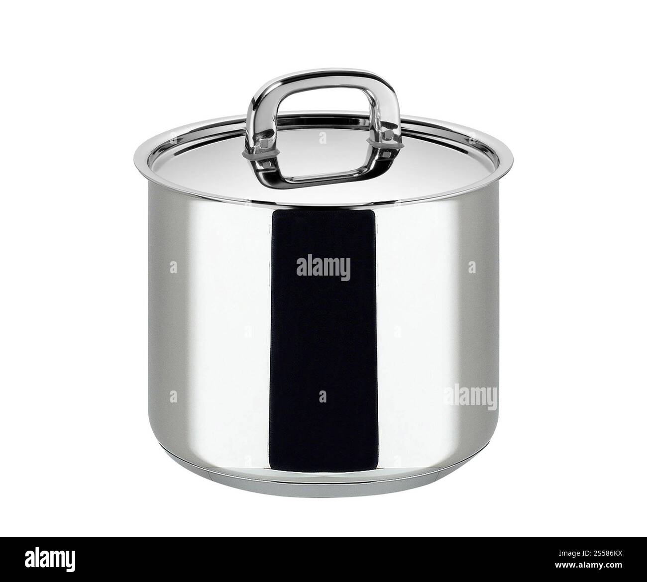 stainless steel cooking pot isolated Stock Photo - Alamy