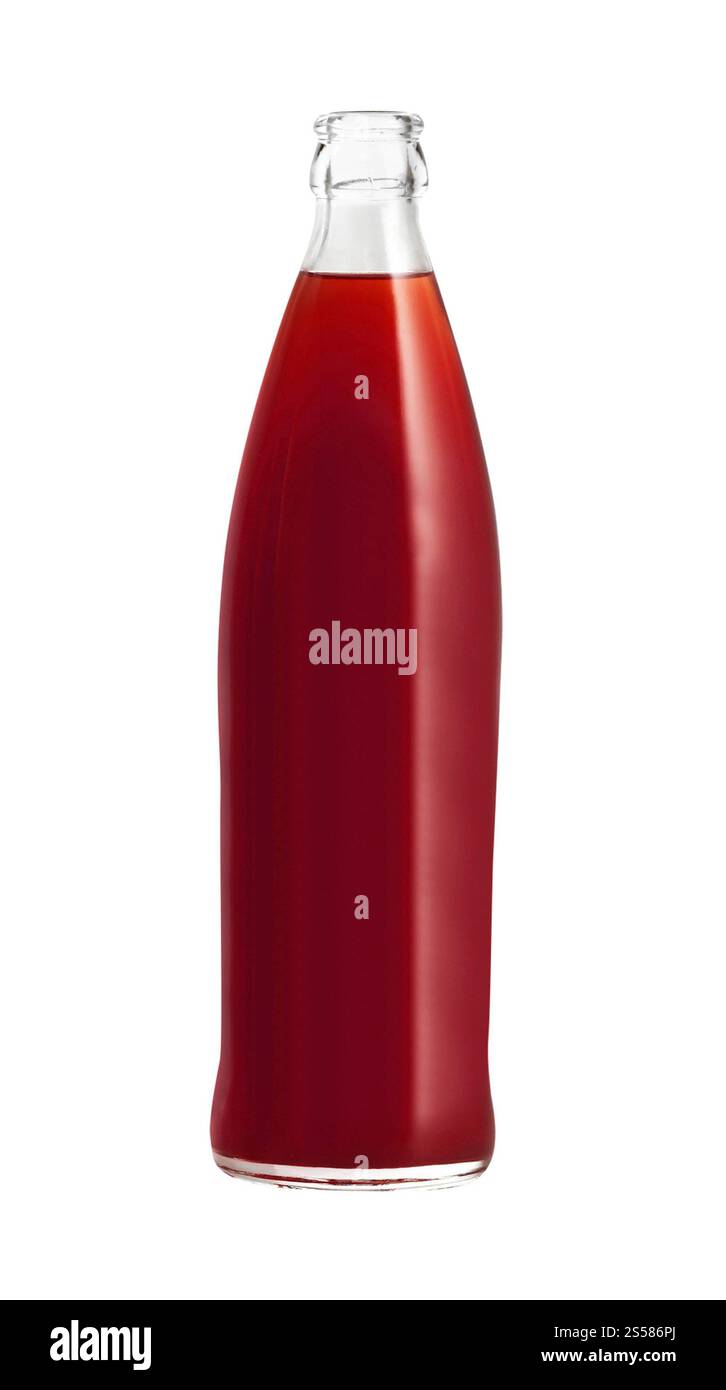 Glass lemonade bottle soda Cut Out Stock Images & Pictures - Alamy