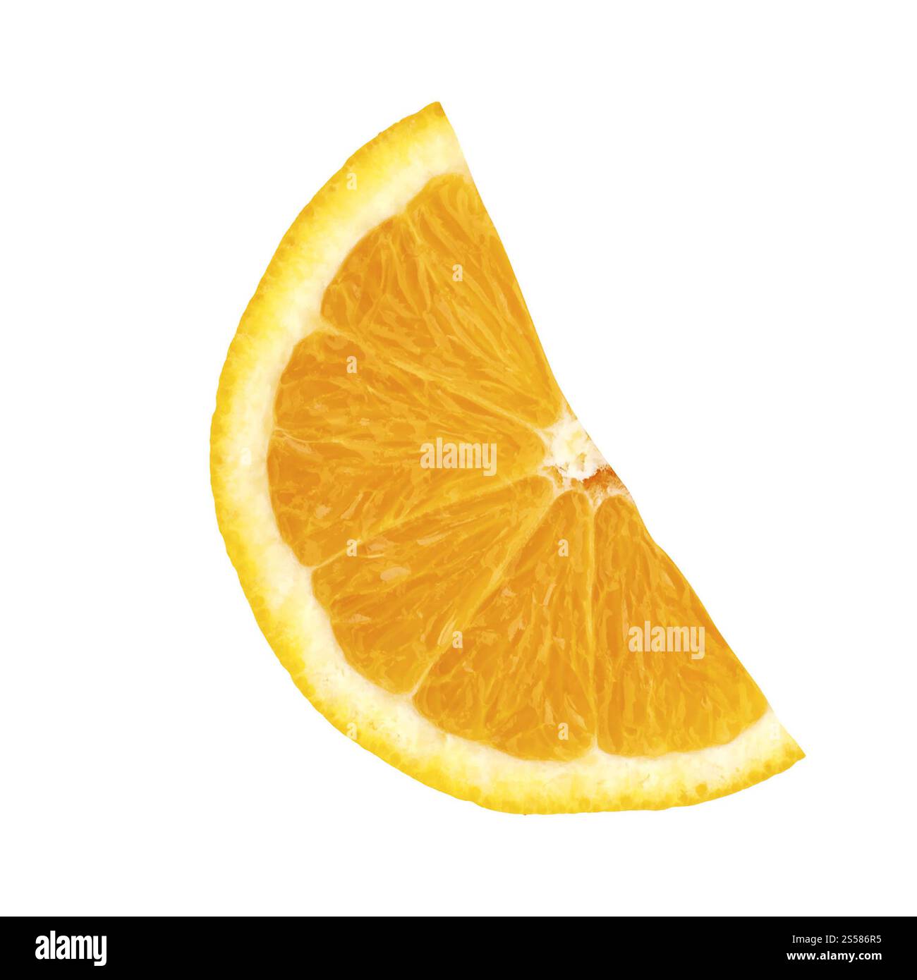 orange slice isolated Stock Photo - Alamy