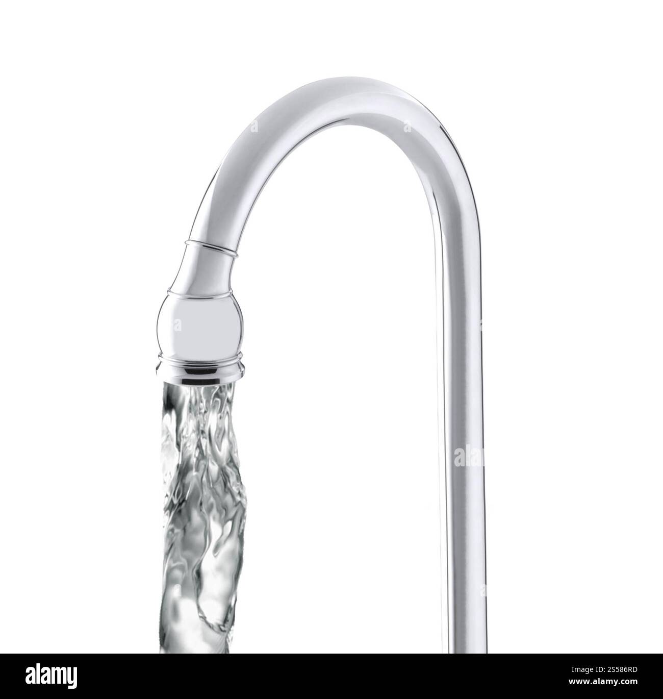Chrome kitchen faucet Cut Out Stock Images & Pictures - Alamy