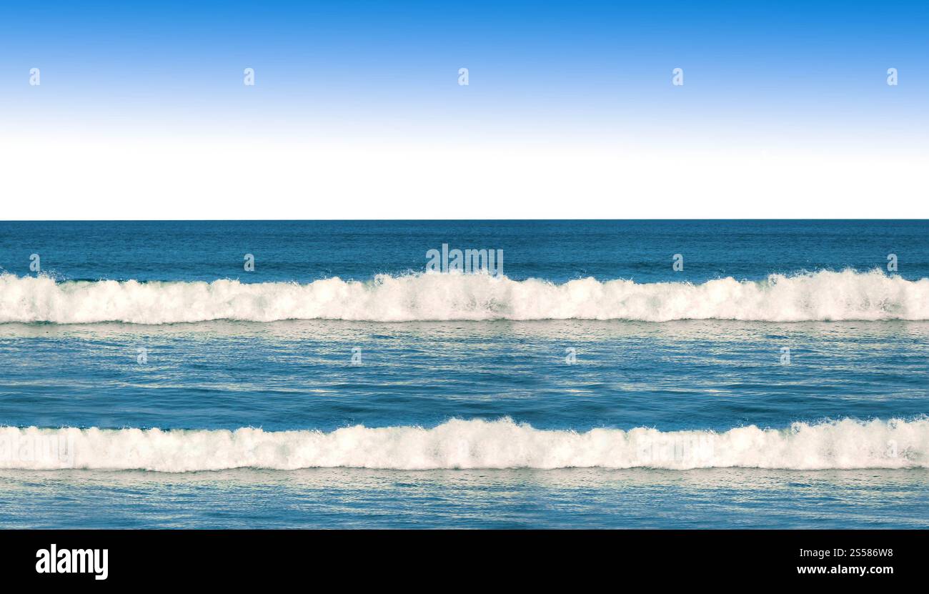 Blue Ocean Waves Stock Photo - Alamy
