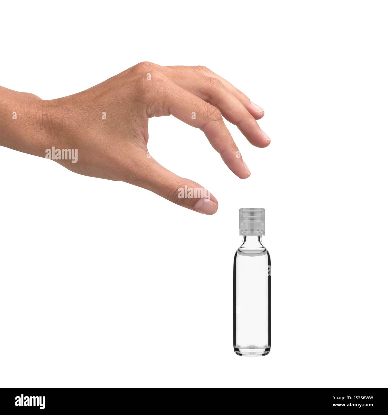 Hand pose like picking something isolated on white Stock Photo - Alamy
