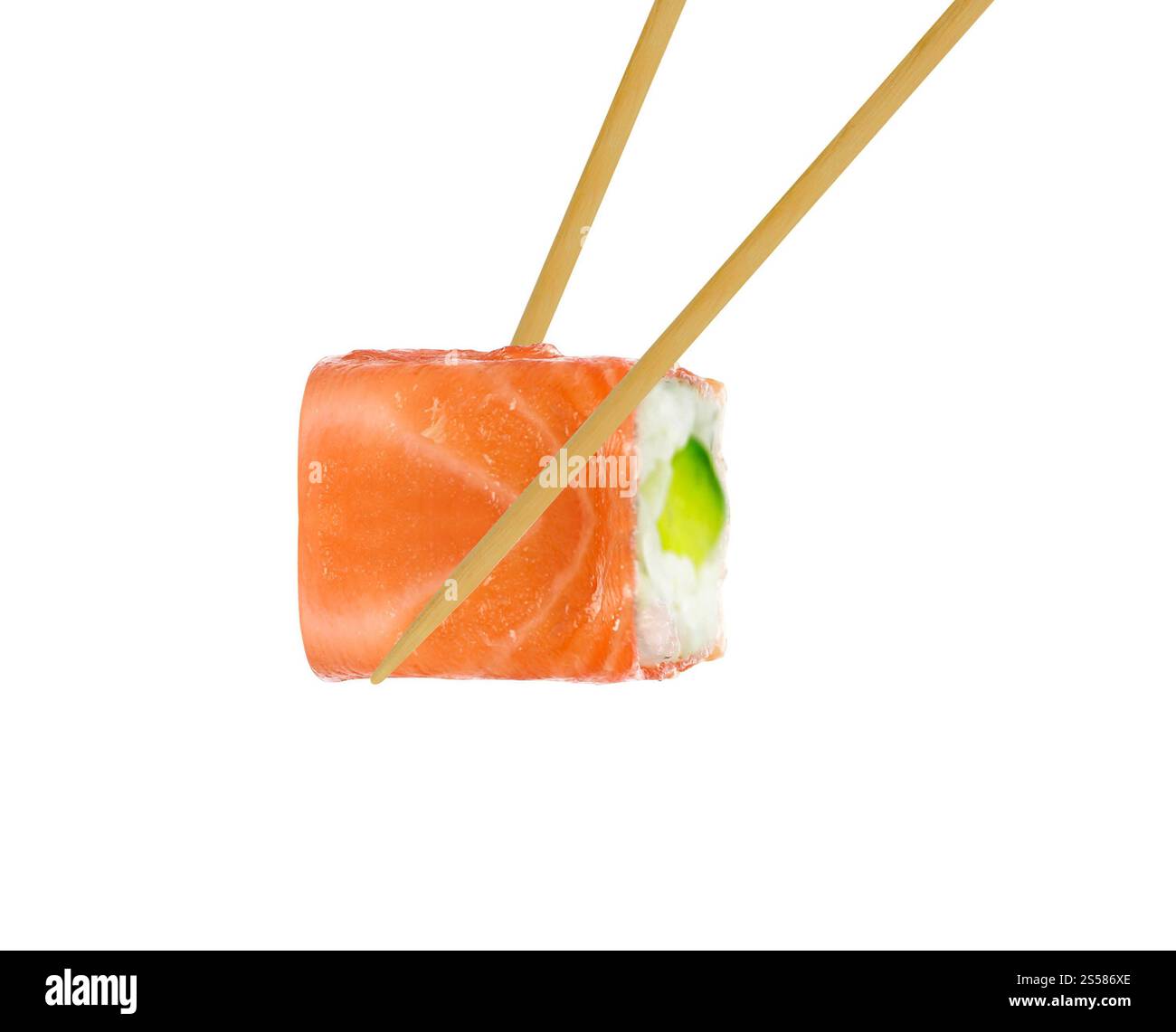 Sushi rolls in black hi-res stock photography and images - Alamy