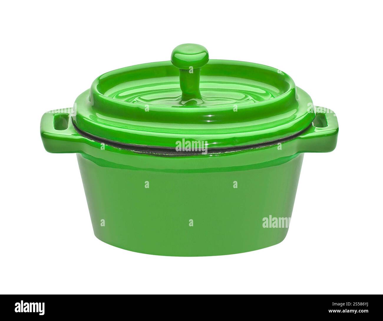green pot isolated Stock Photo - Alamy