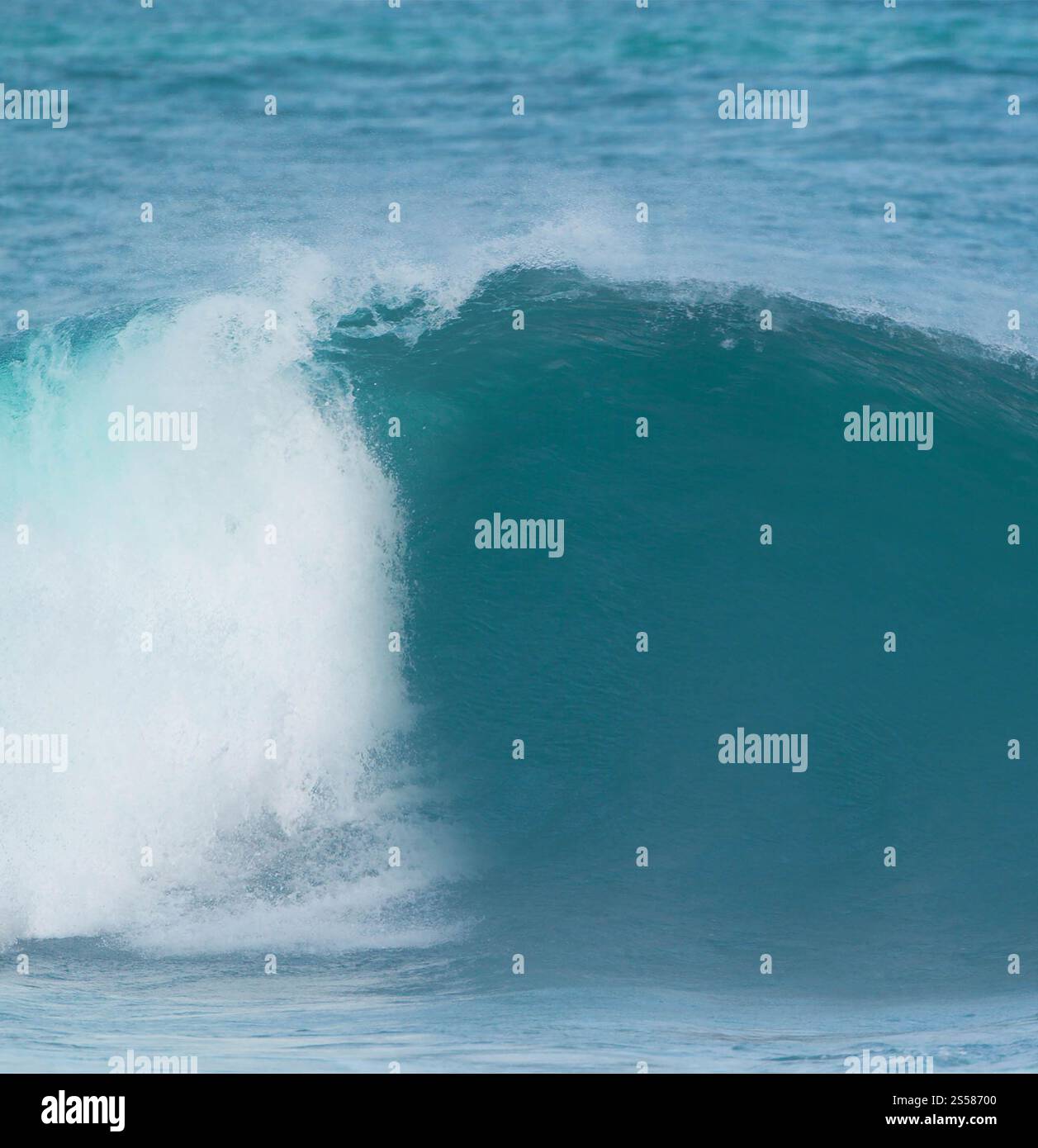 Blue Ocean Wave Stock Photo - Alamy
