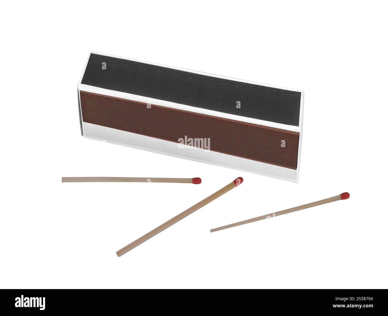 Box of matches isolated on white background Stock Photo - Alamy