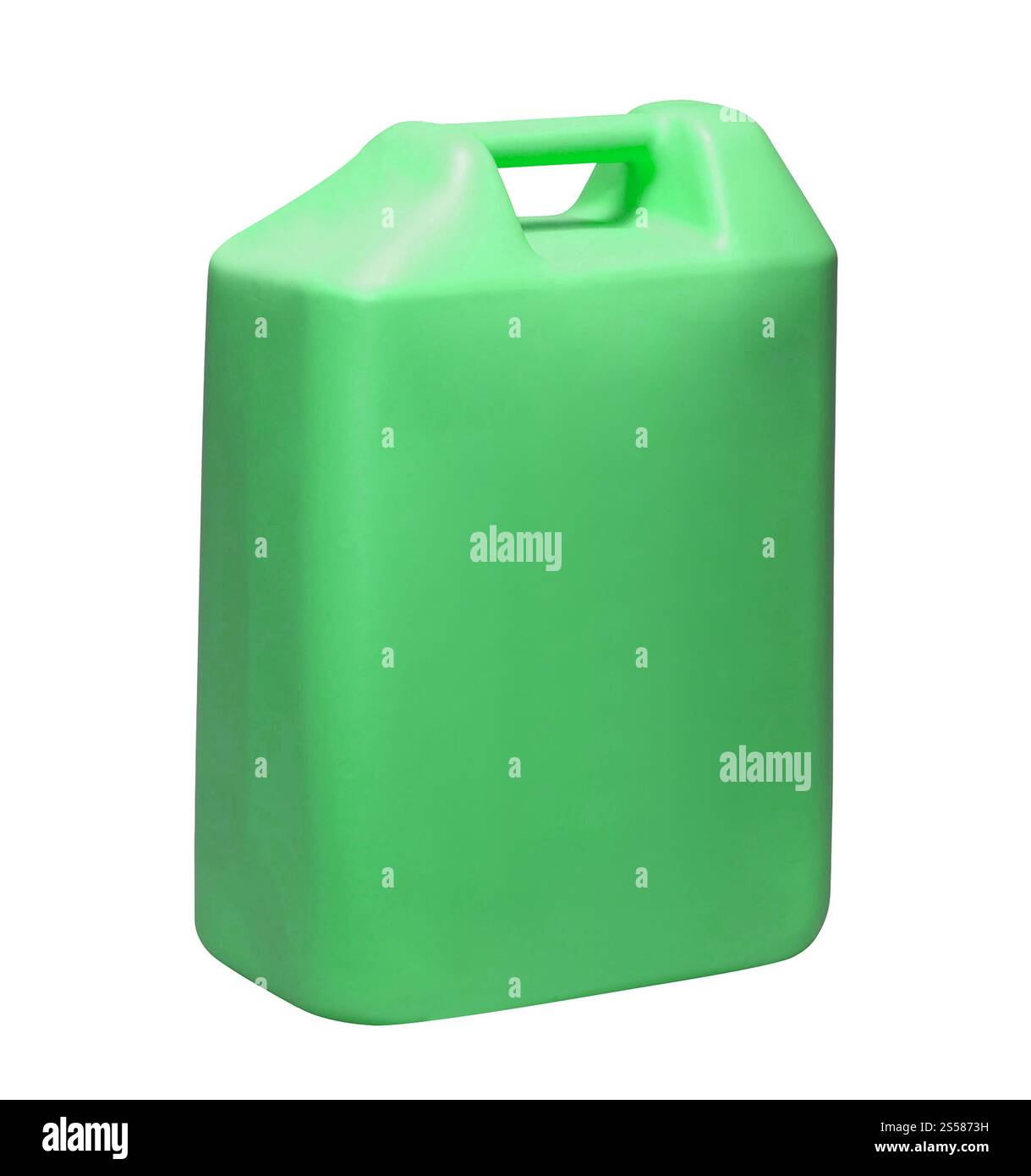 Green canister isolated on whute. Green canister Stock Photo - Alamy