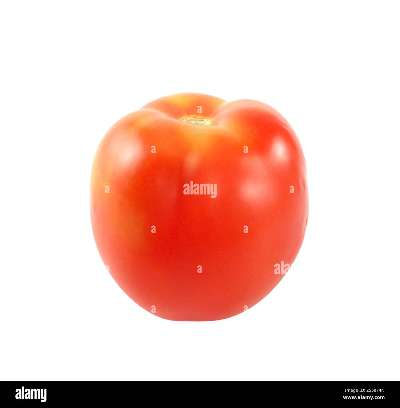 Ripe red tomato on Cut Out Stock Images & Pictures - Alamy