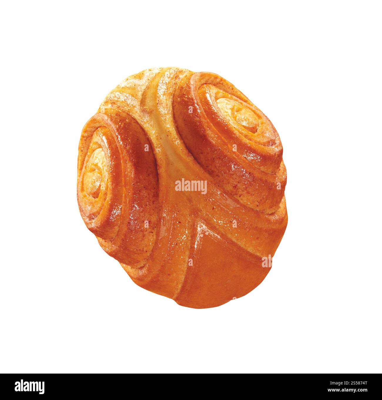 Homemade cream roll Stock Photo - Alamy