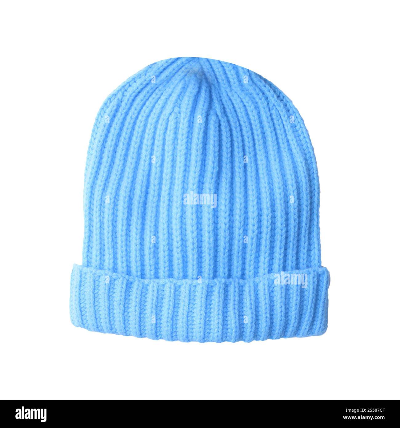 Blue knit hat hi-res stock photography and images - Alamy