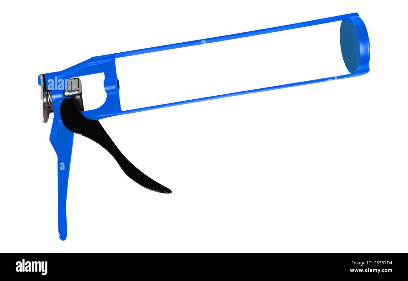 Tool silicone caulk gun Cut Out Stock Images & Pictures - Alamy