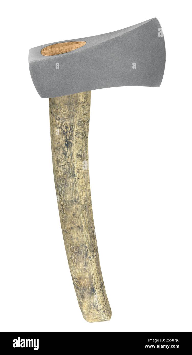 Axe wooden handle old Cut Out Stock Images & Pictures - Alamy