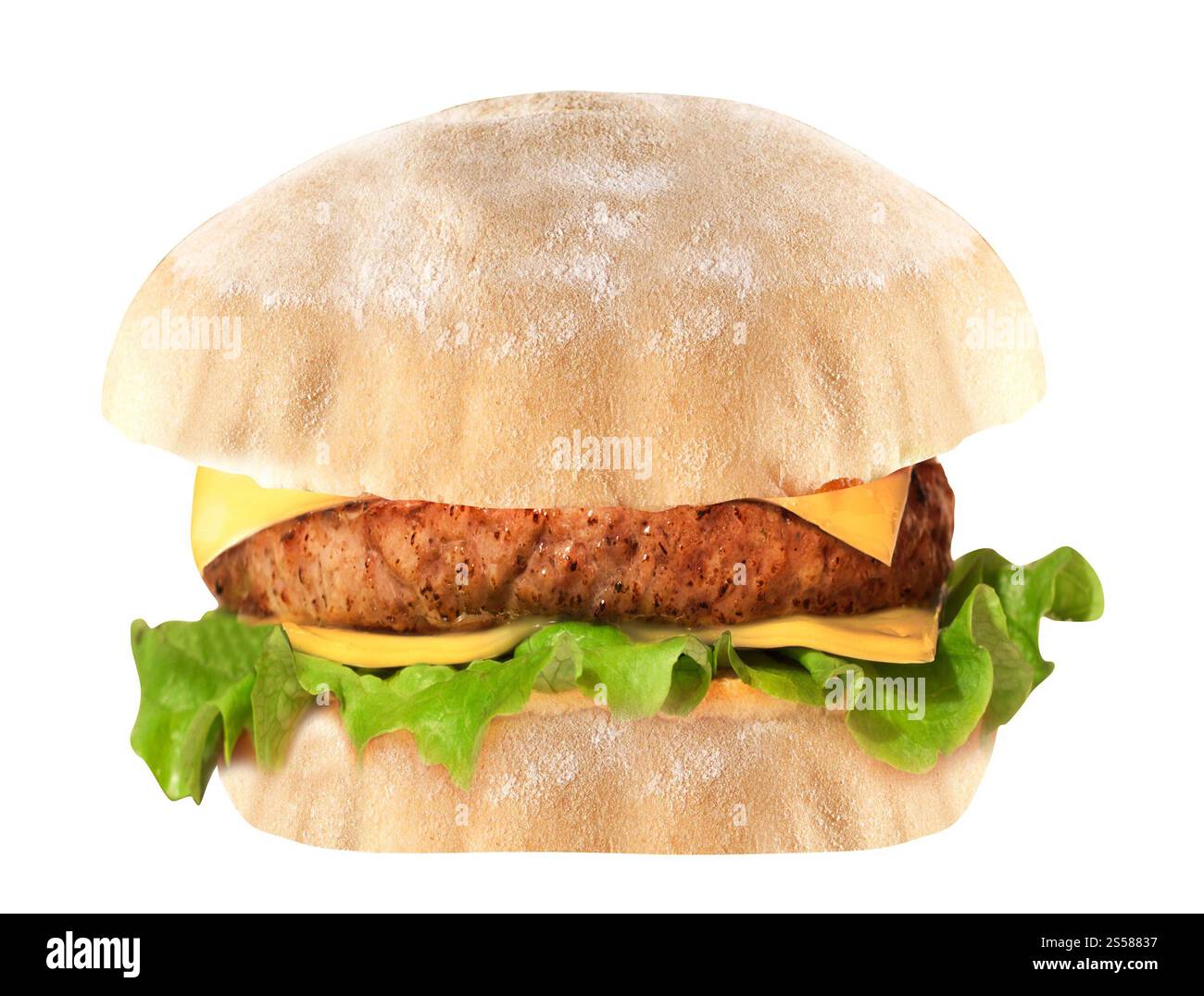Closeup big juicy hamburger hi-res stock photography and images - Alamy