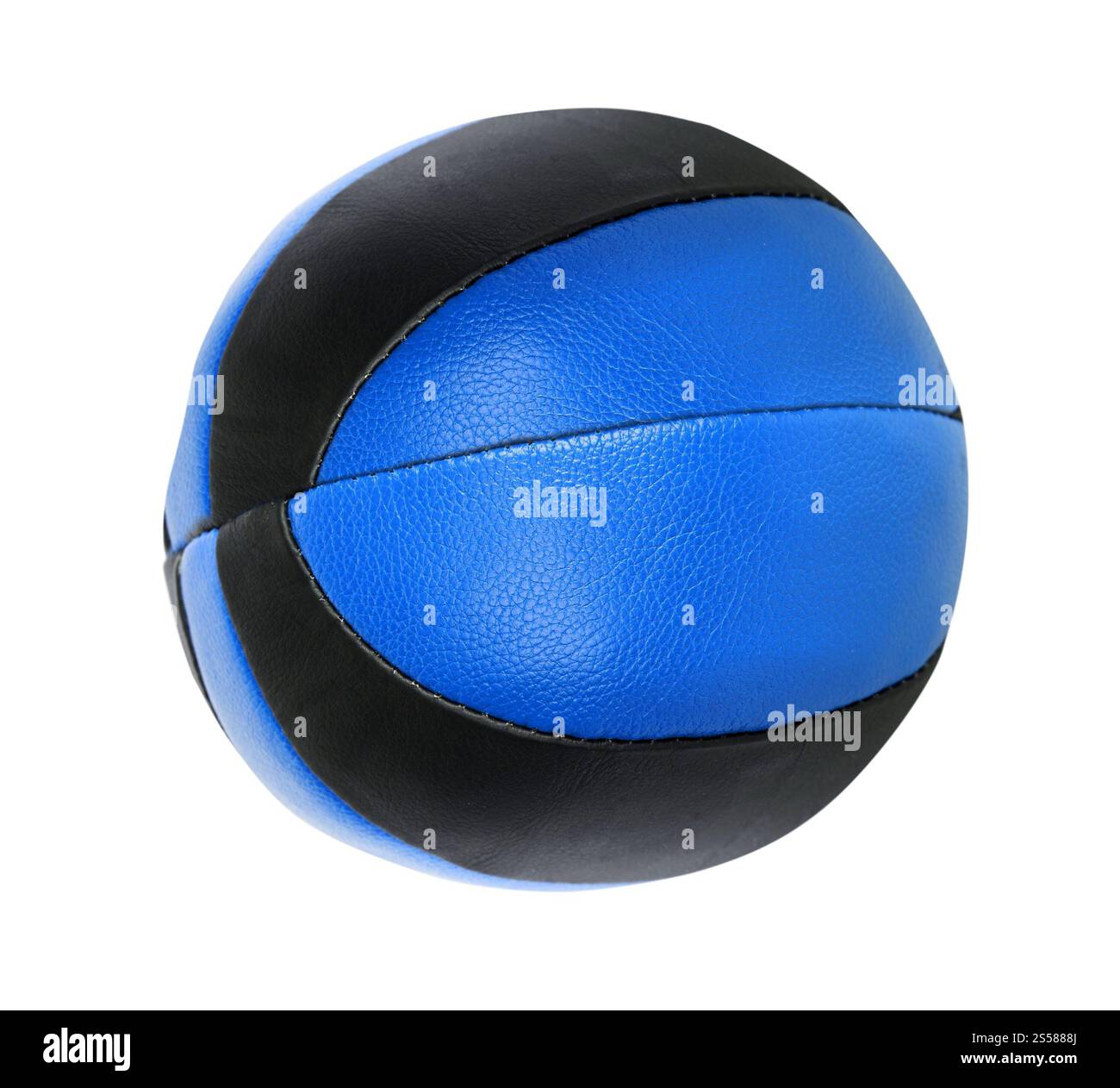 Blue ball isolated in white Stock Photo - Alamy