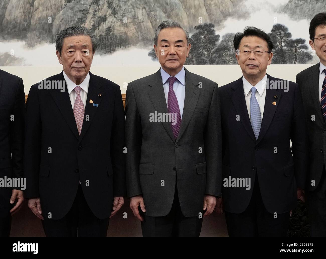 Hiroshi Moriyama, Secretary General of the Liberal Democratic Party of ...