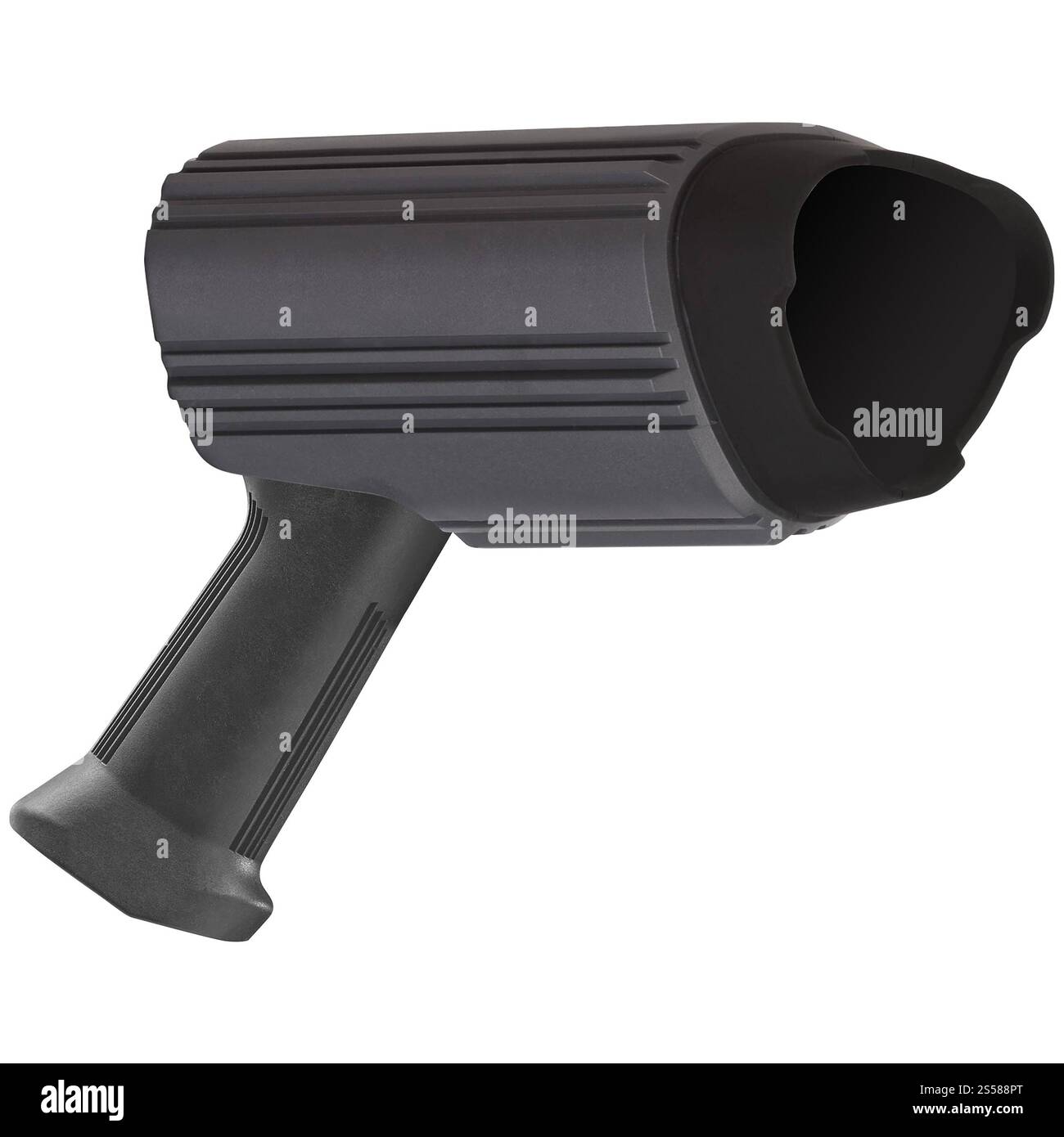 radar speed gun, isolated on white background Stock Photo - Alamy