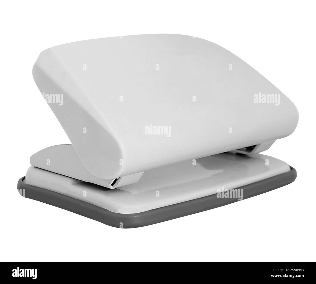 office paper hole puncher, isolated on white Stock Photo - Alamy
