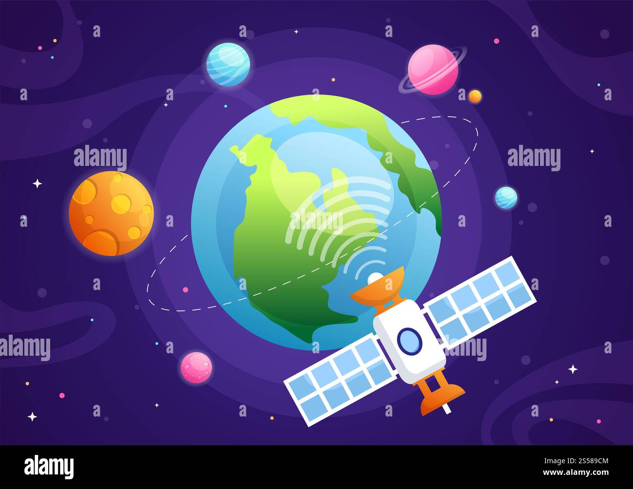 Artificial Satellites Orbiting the Planet Earth with Wireless ...