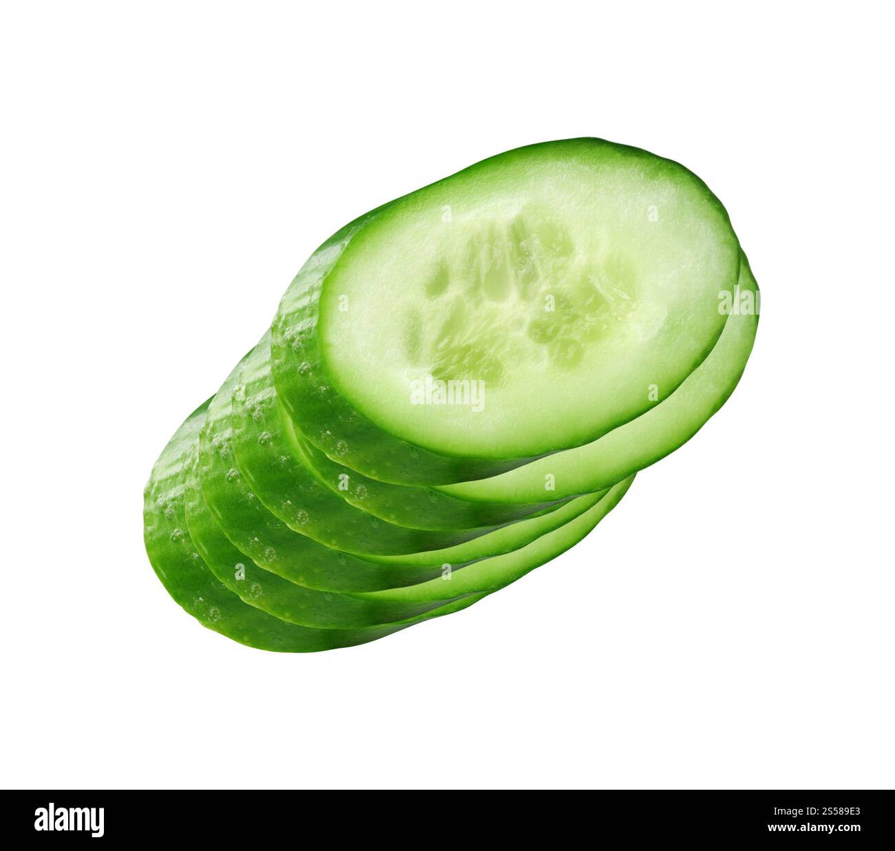 Cucumber fresh slices piece hi-res stock photography and images - Alamy
