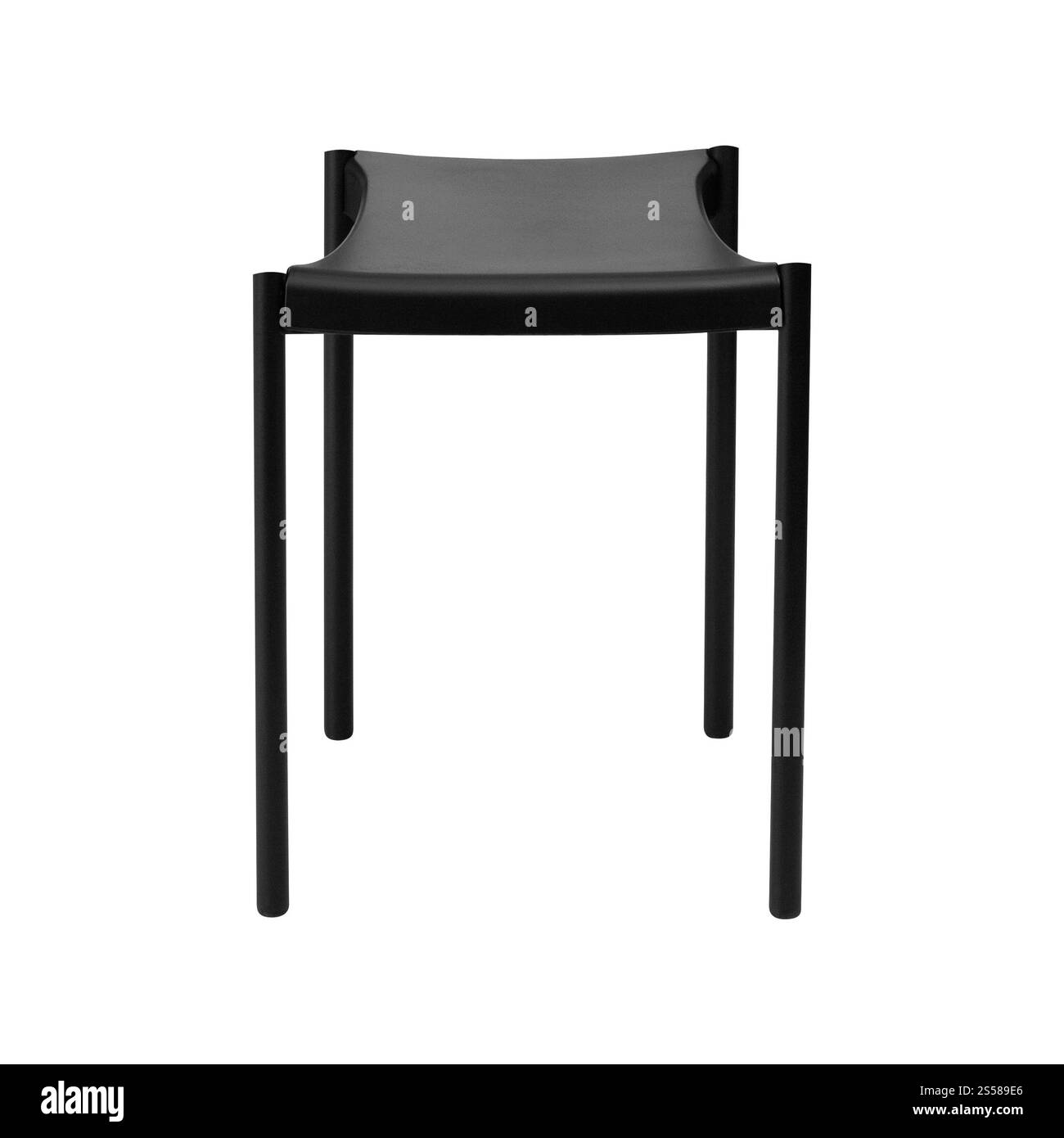 wooden stool isolated Stock Photo - Alamy