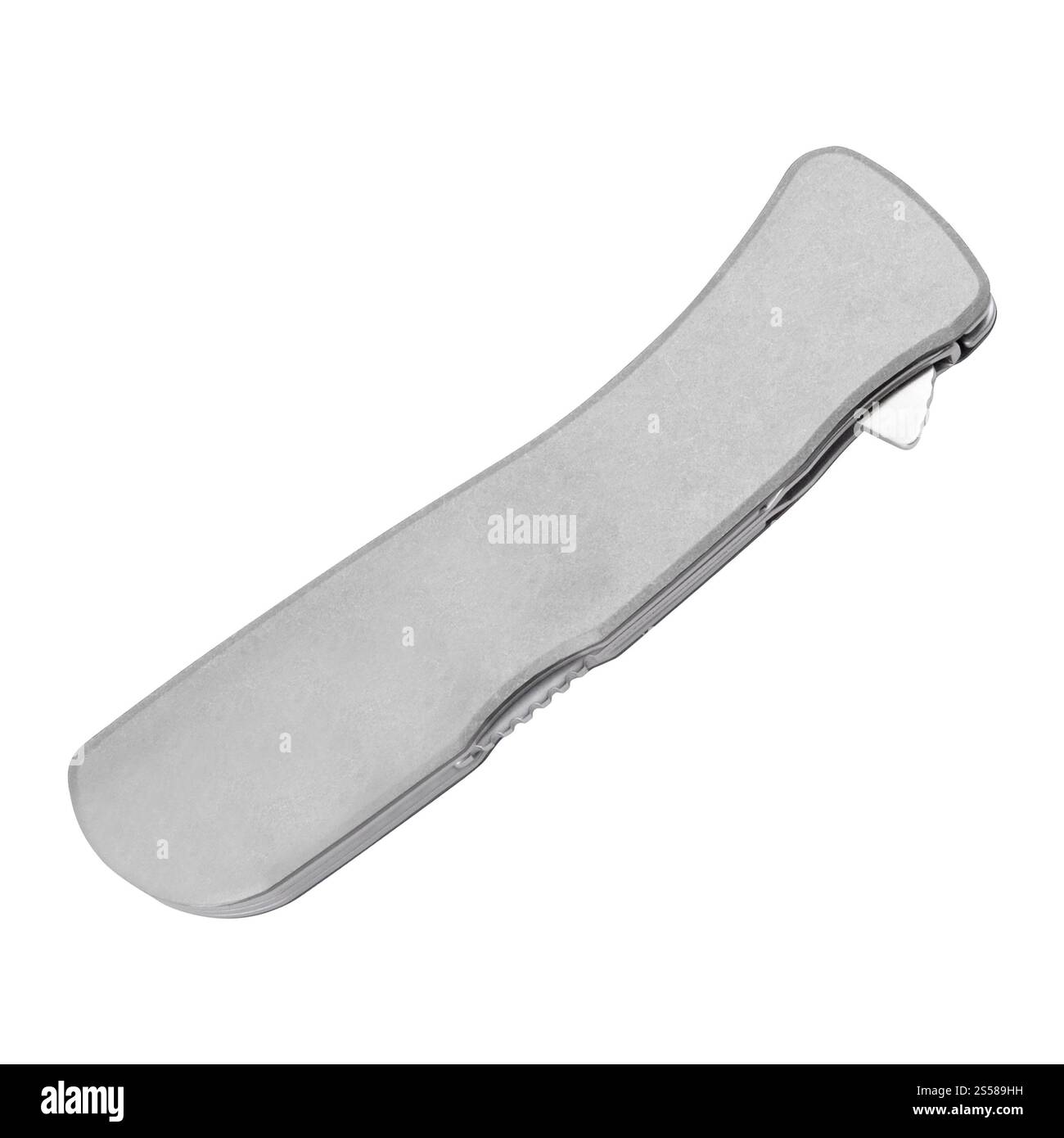 Clasp-knife isolated on white Stock Photo - Alamy